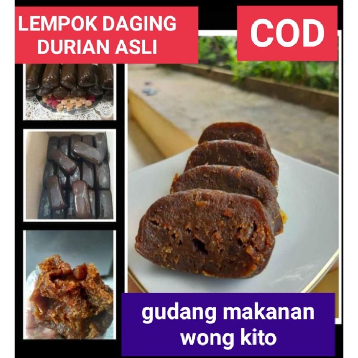 Jual LEMPOK DAGING DURIAN MANIS 500 GRMM | Shopee Indonesia