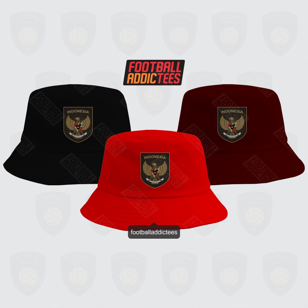 Jual TOPI BUCKET HAT TIMNAS TIM NASIONAL INDONESIA AFF CUP 2022 ...