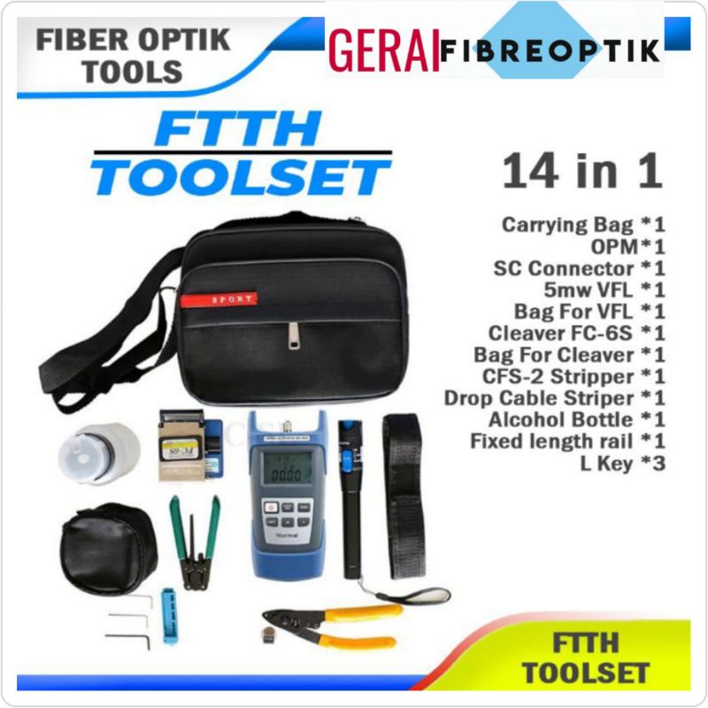 Jual FTTH Tool Set Alat Kerja Fiber Optik | Shopee Indonesia