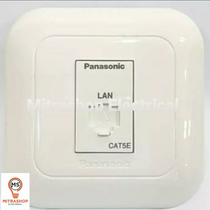 Jual Kabel Konektor Socket Outlet Data Lan Cat5E / Cat 6 Rj45 Wej2488 ...