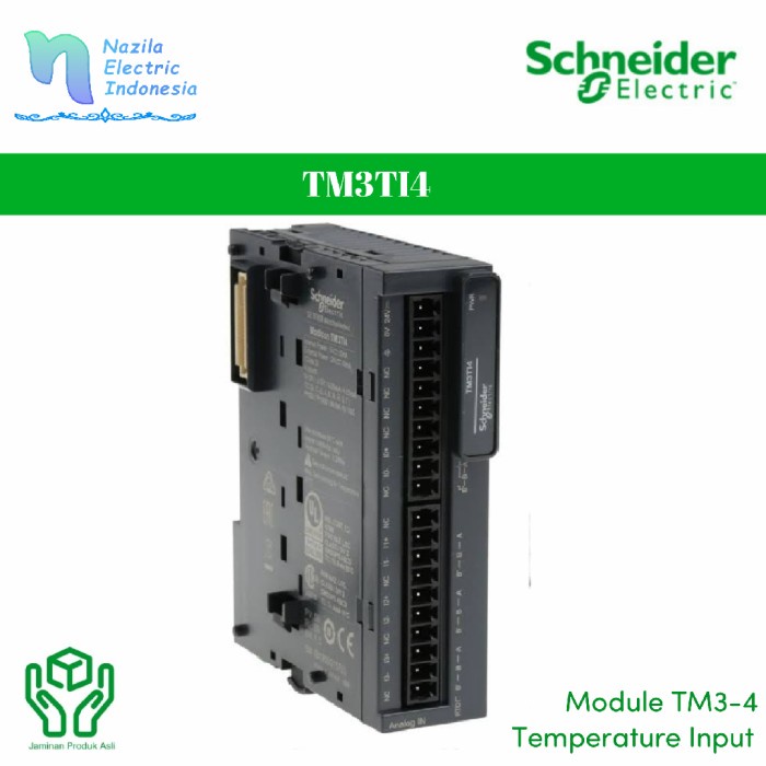 Jual Schneider Tm3Ti4 Modicon Tm3-4 Analog Input Temperature Original ...