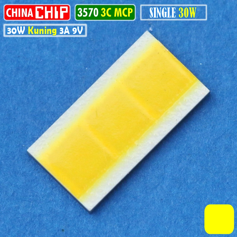 Jual Chip LED 3570 30W 3C Single KUNING MCP Laser D2 BiLED RTD AES Voxx ...