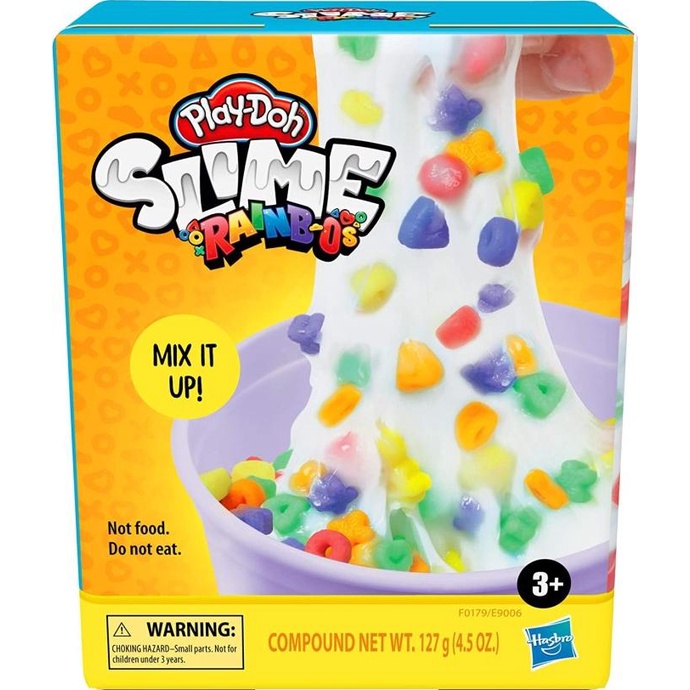 Jual Playdoh SLIME Cereal Magic Puff Lil Charm Rainbow Play Doh ...