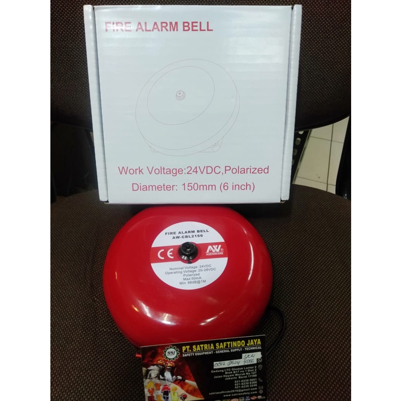 Jual Fire Alarm Bell 24vdc 6inch Original Termurah Promo | Shopee Indonesia