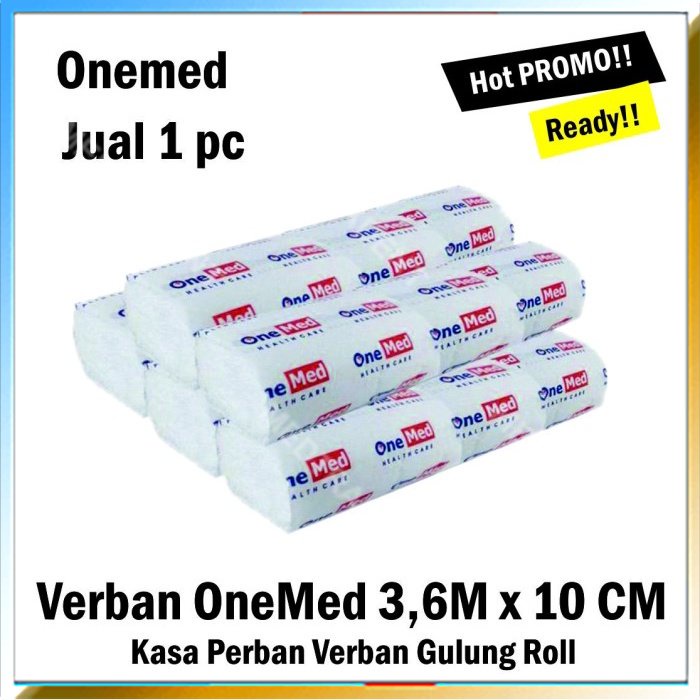 Jual Kasa Verban OneMed 3,6M x 10 CM Kasa Perban 5 cm Jual Satuan ...