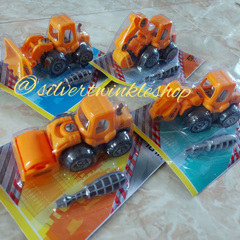 Jual Mainan edukasi anak mobil mobilan truk konstruksi trek truck ...