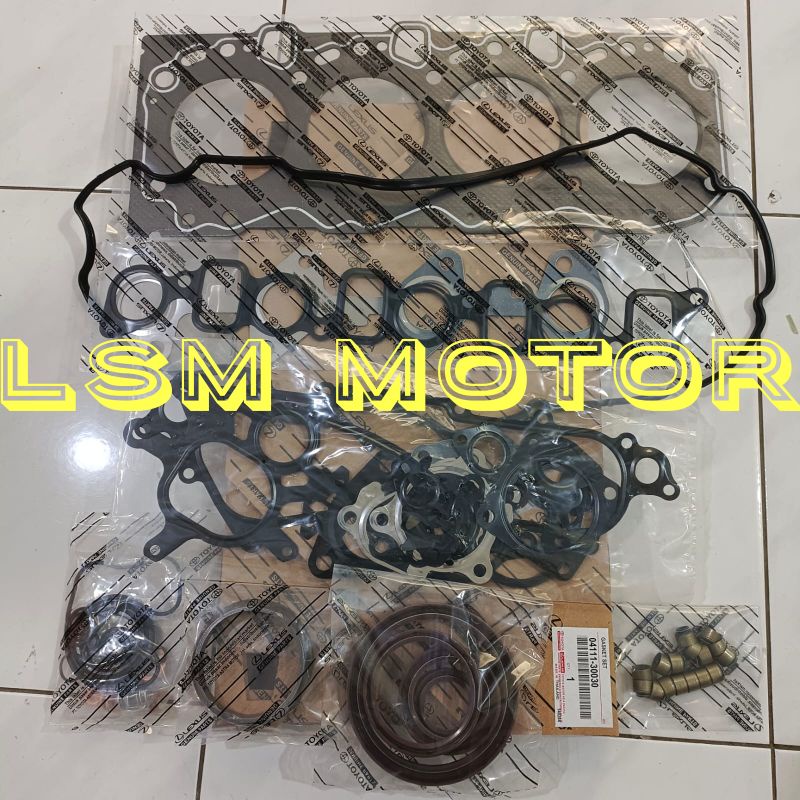 Jual paking set packing gasket full set Innova inova diesel solar Hilux Vigo Fortuner 2.5cc 2kd ...