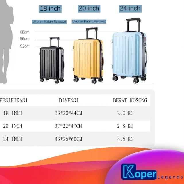 Jual [KD2]Koper 20 Inch Original Polo Cabin Size Koper Fiber Koper ...