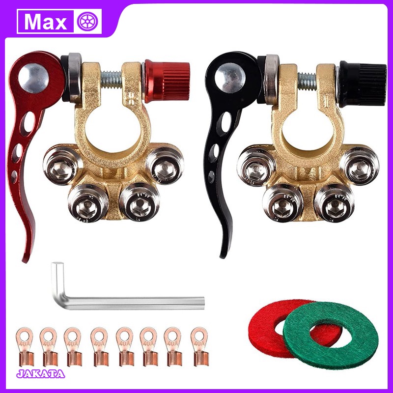 Jual Tutup Kepala Aki Mobil 2pcs Quick Release Terminal Aki Mobil Zinc ...