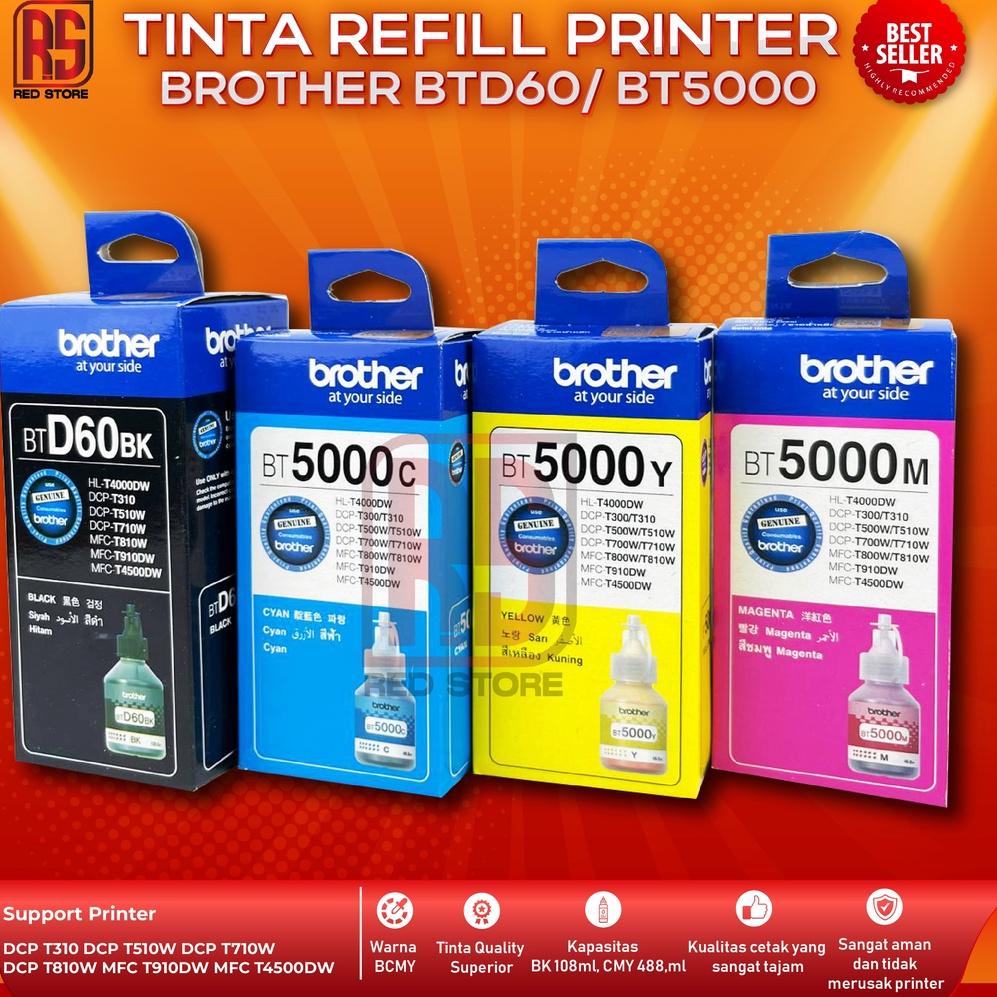 Jual Cuma Di Sini Tinta Brother BTD60 BT5000 For Printer DCP T310 T510W ...