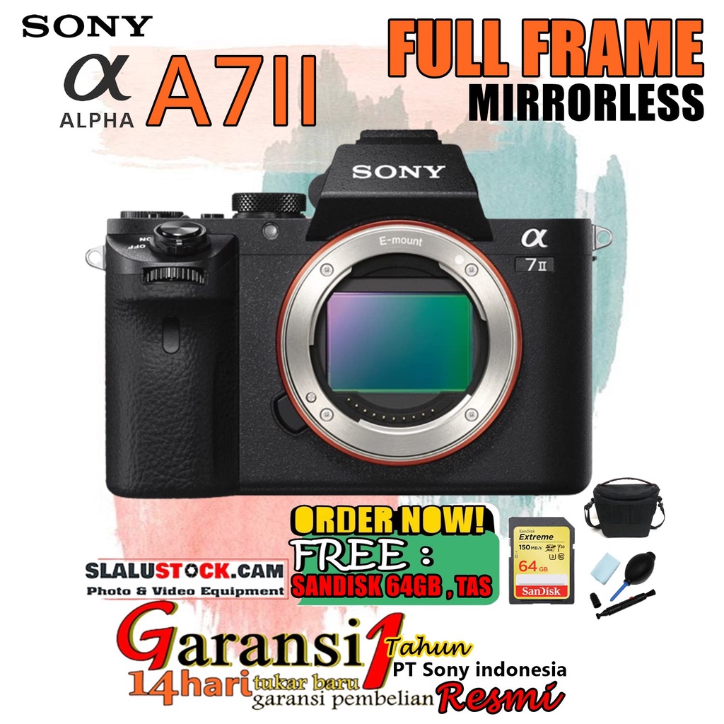 Jual Sony A7II BODY [SONY ALPHA A7 II BODY ONLY] SONY A7M2 GARANSI RESMI | Shopee Indonesia