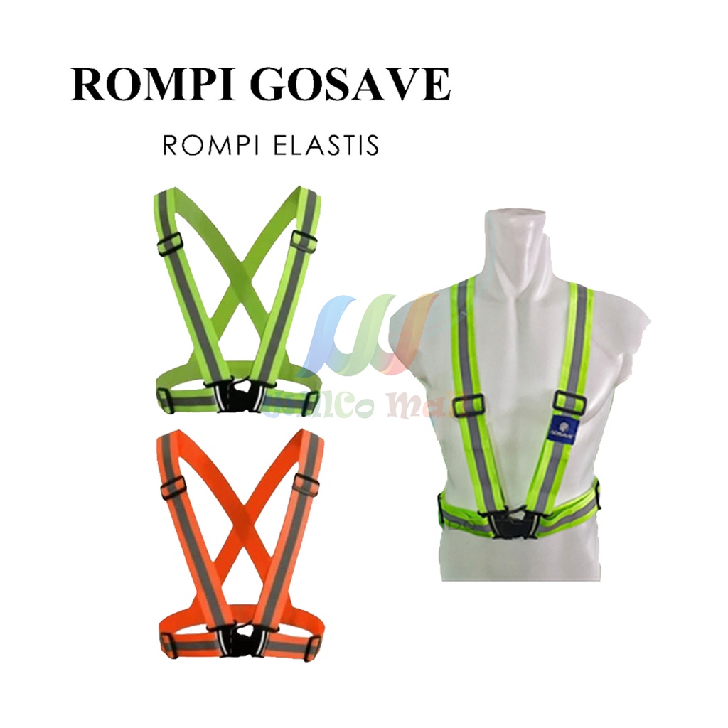 Jual ROMPI SAFETY KARET ELASTIS V MERK GOSAVE | Shopee Indonesia