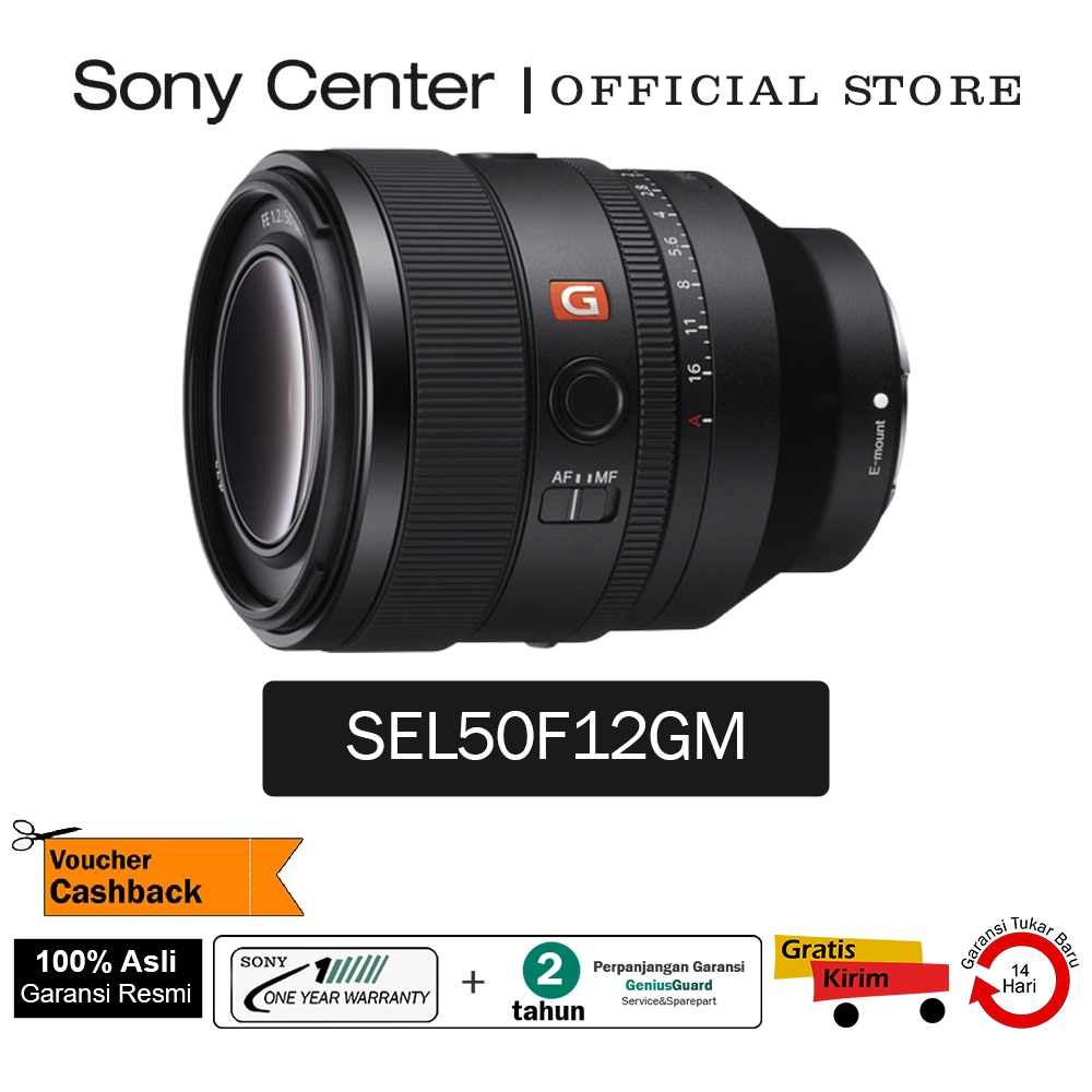 Jual SONY FE 50mm F1.2 GM / Lensa Sony Fix 50mm / Lensa G Master Lens / Lensa Bokeh Potrait ...