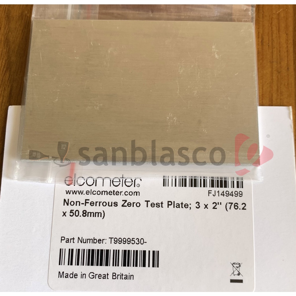 Jual Elcometer Zero Test Plate ferrous dan non ferrous | Shopee Indonesia