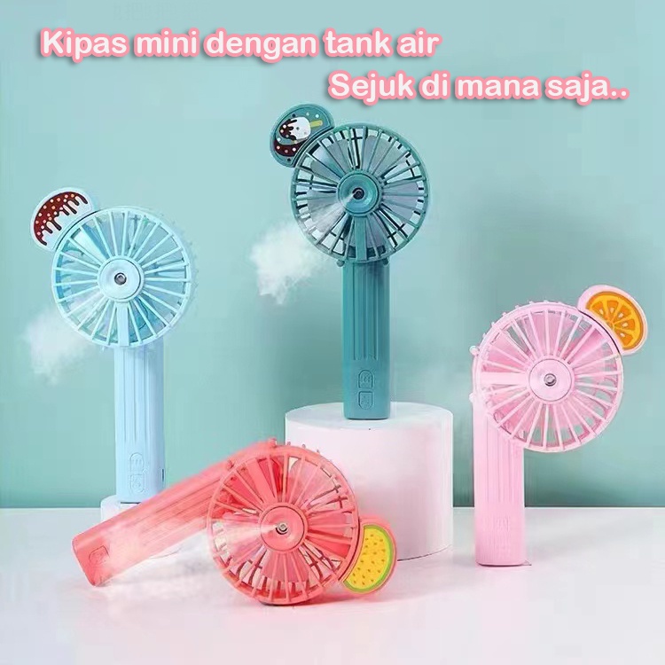 Jual Kipas Mini Portabel USB Dengan Tank Air Model Buah Lucu | Shopee ...