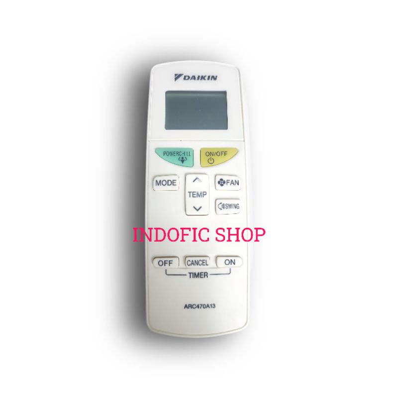 Jual REMOTE REMOT AC DAIKIN ARC470A13 Original 100% | Shopee Indonesia