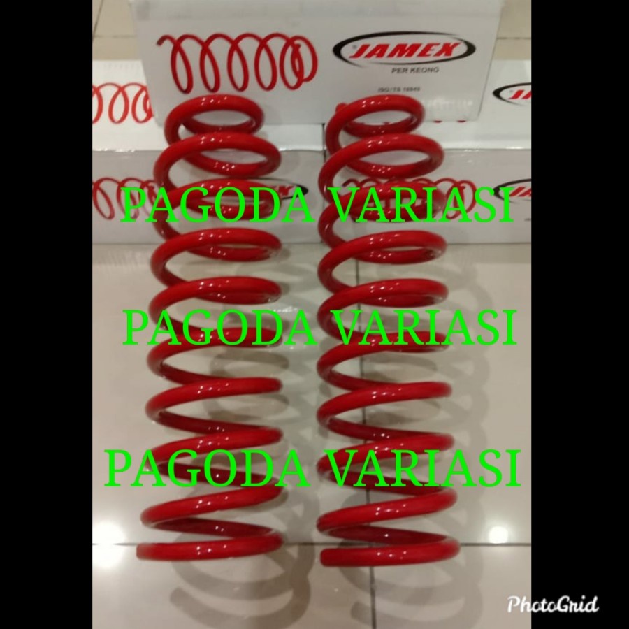 Jual PER KEONG COIL SPRING JAMEX HD TINGGI MOBIL CHEROKEE DEPAN 2PCS ...