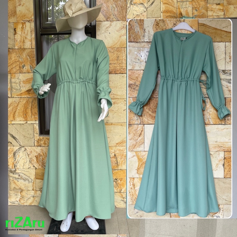 Jual Gamis Serut Tali bahan Wollycube by riZAru | Shopee Indonesia
