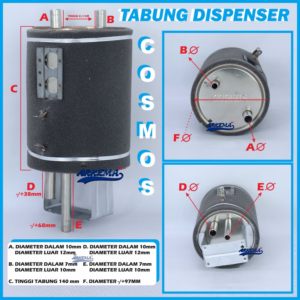 Jual TABUNG PEMANAS AIR DISPENSER | ELEMEN HEATER TANK HOT DISPENSER ...