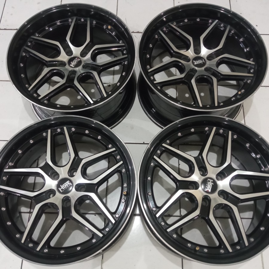 Jual Velg Racing Murah Bekas Hsr Ring 18 Lebar 8,5/9,5 Cocok Untuk Crv Accord Juke Inova ...