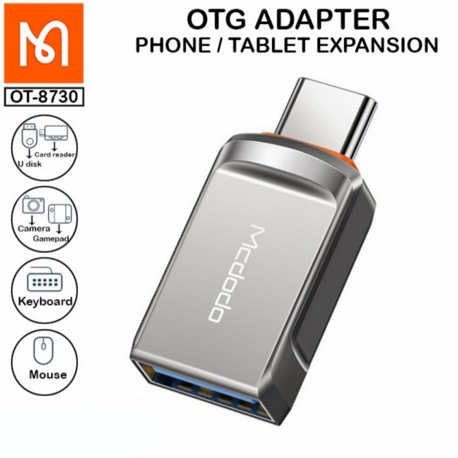 Jual MCDODO OTG Adapter Flashdisk Konverter USB to Type C Mini OT-8730 ...