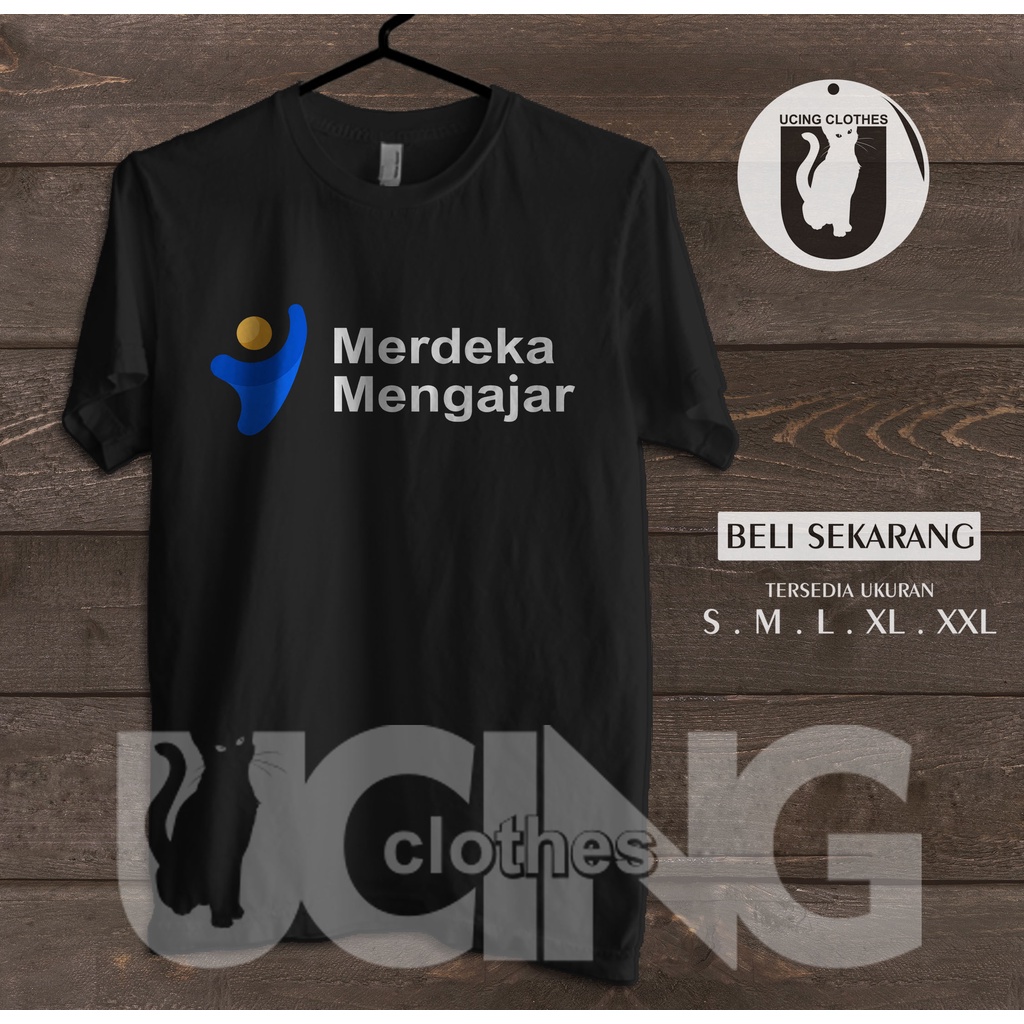 Jual Kaos Baju Merdeka Mengajar Kaos Distro | Shopee Indonesia