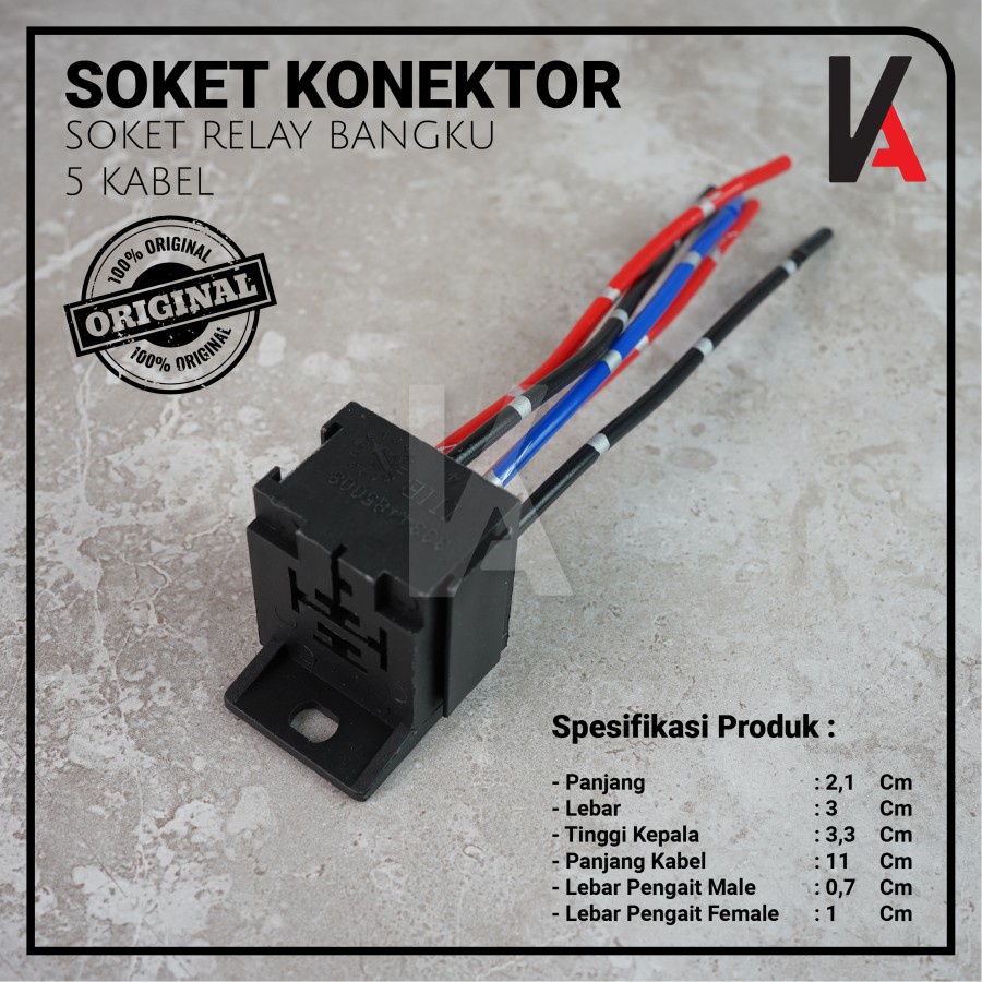 Jual Rumah Relay Gandeng / Soket Relay Bangku / Socket Cable Relay ...