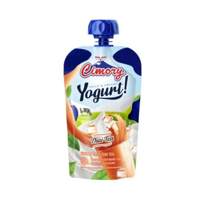 Jual Cimory Yogurt Rasa thai Tea 120g/pcs | Shopee Indonesia