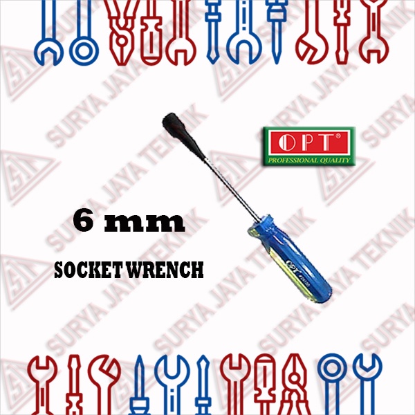 Jual OPT Obeng Socket 6 7 8 10 12mm | Shopee Indonesia