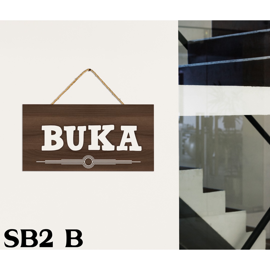 Jual Sign board kayu aesthetic 3d / bisa costum nama persuhaan/usaha ...