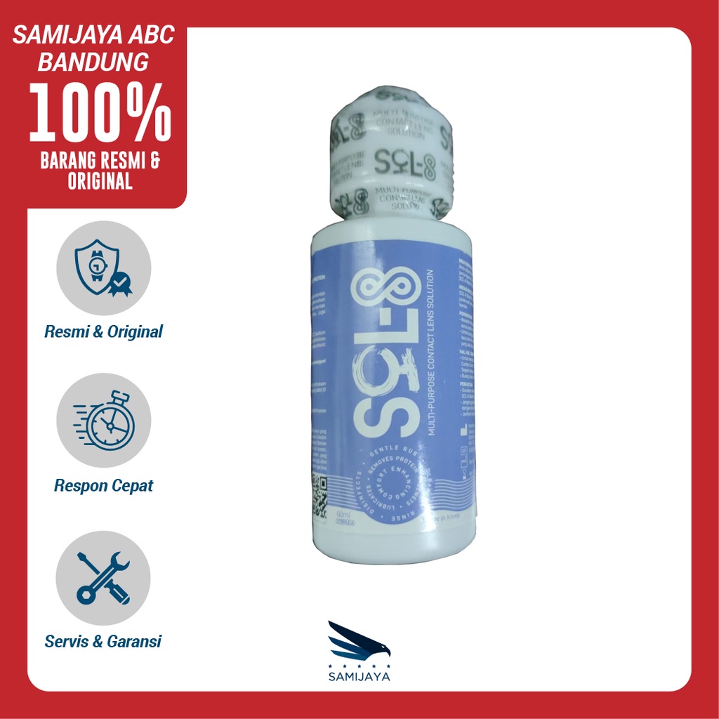 Jual Cairan Air Solution Pembersih atau Perendam Softlens SOL8 ukuran ...