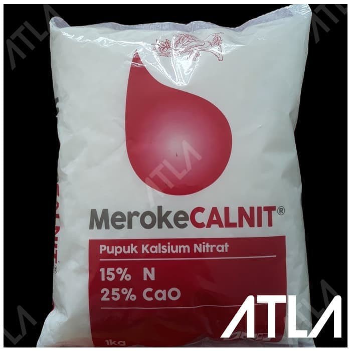 Jual Pupuk Meroke Calnit Kalcium Nitrat Nutrisi Tanaman Hidroponik ...