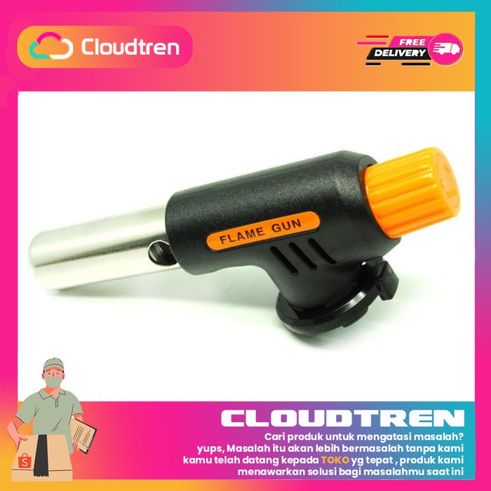Jual Flamethrower Tabung Gas Cooking Torch Food Butana Portable ...