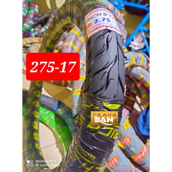 Jual ban motor bebek 275-17 atau 80/90-17 ban bebek ring 17 ban model ...