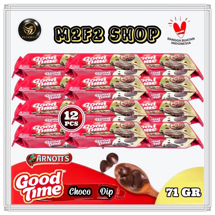Jual Good Time Choco Dip Cookies | Kukis Lapis Cokelat - 71 gr (Kemasan ...