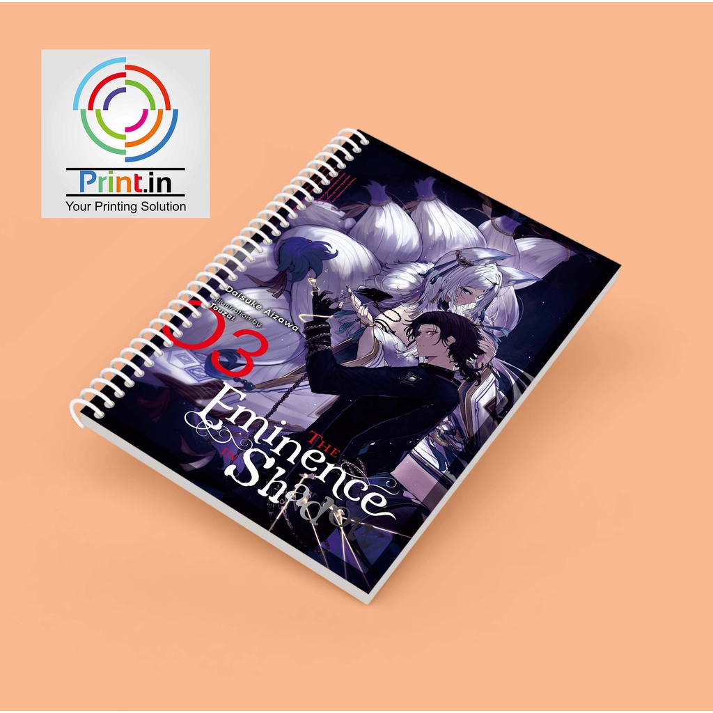 Jual Notebook Spiral Anime The Eminence In shadow M3 Hardcover dan ...