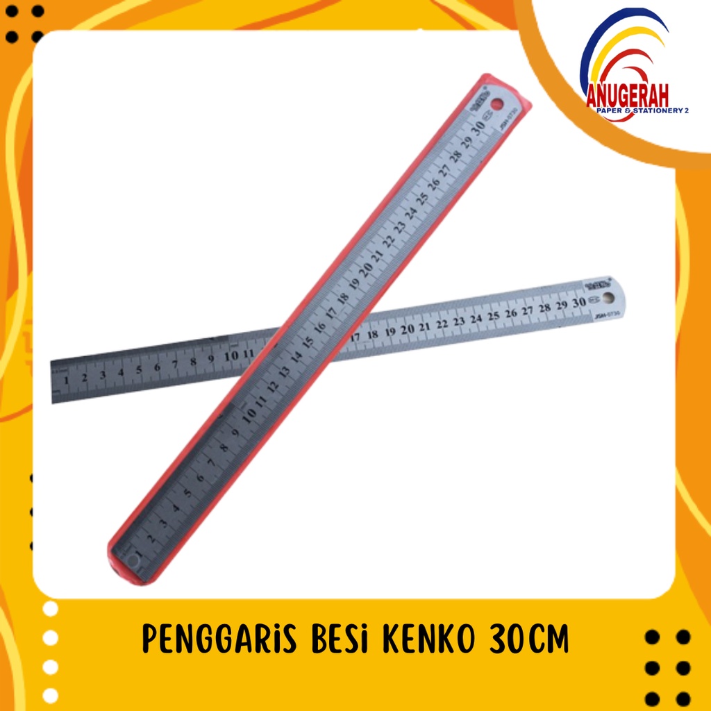 Jual Penggaris Besi Kenko 30cm (PCS) | Shopee Indonesia