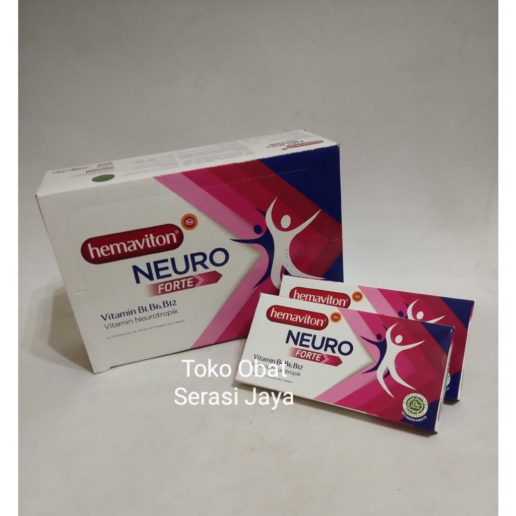 Jual Hemaviton Neuro Forte 10 Tablet Vitamin Neurotropik | Shopee Indonesia