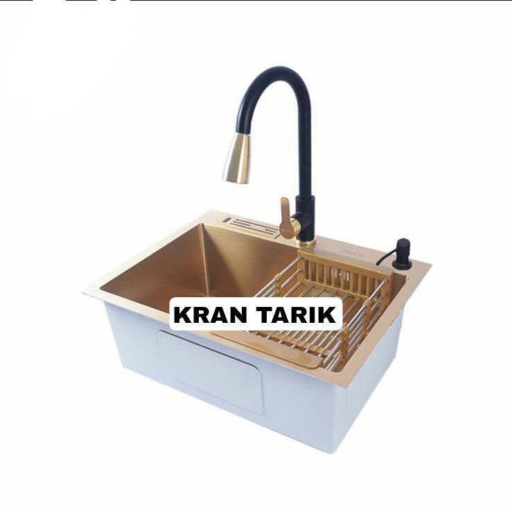 Jual PAKET LENGKAP BAK CUCI PIRING EMAS KITCHEN SINK GOLD FULL ...