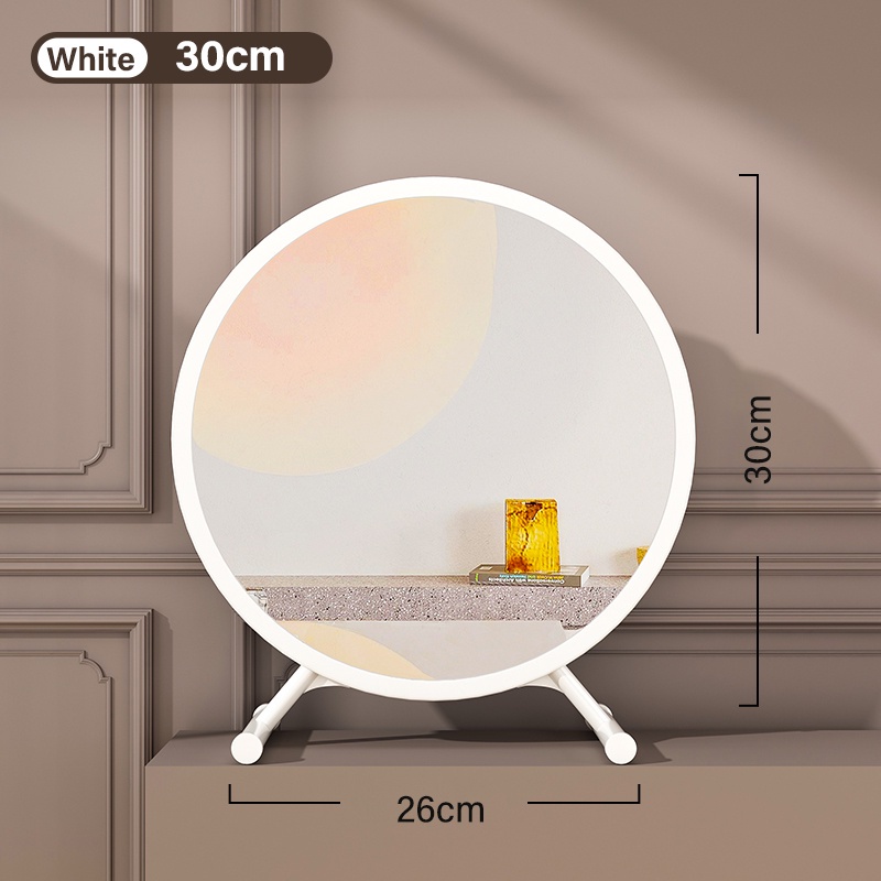 Jual IH Cermin Rias LED Dengan Touchscreen Cermin Rias Bulat 40CM ...