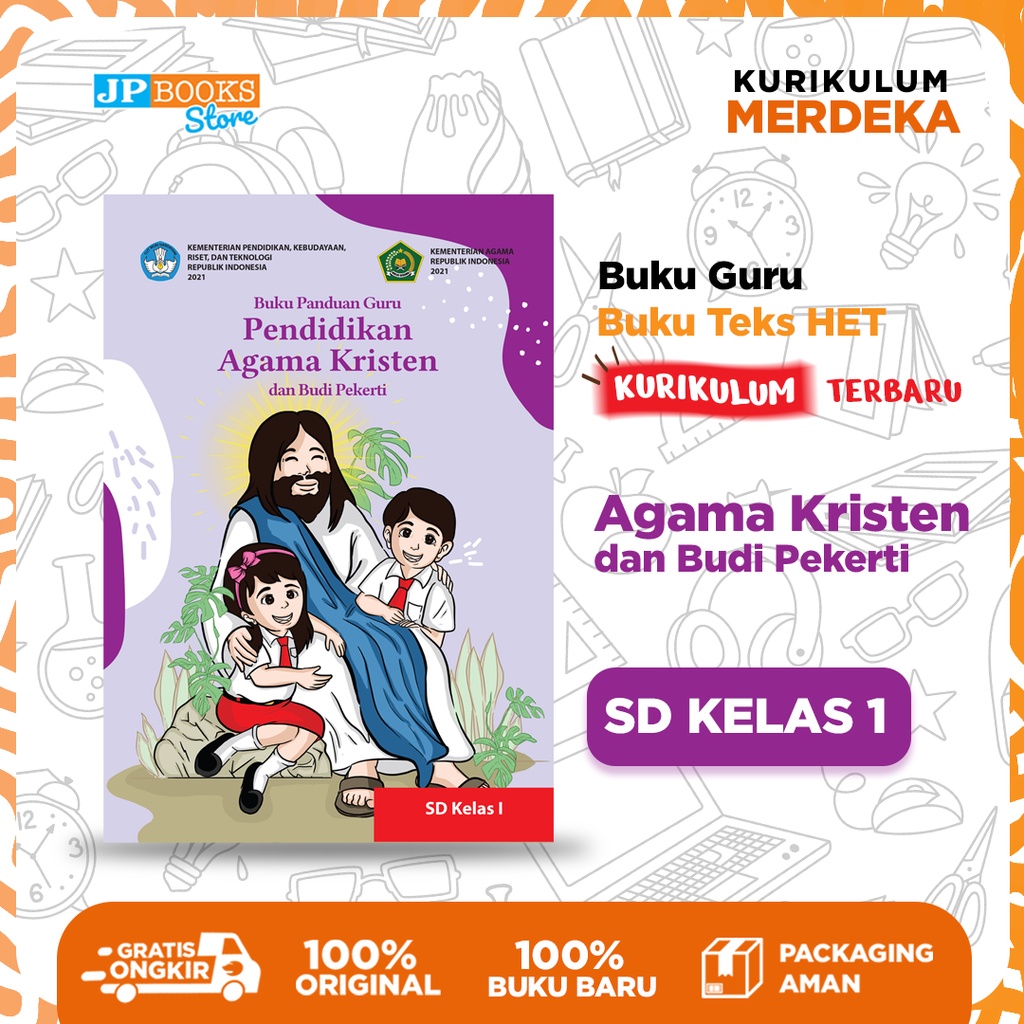 Jual JP Books – Buku Guru Teks Het Kurmer Sekolah Agama Kristen Sd ...