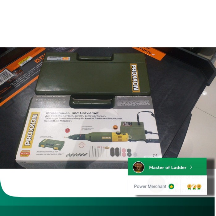 Jual proxxon set bor listrik micromot 50 E | Shopee Indonesia