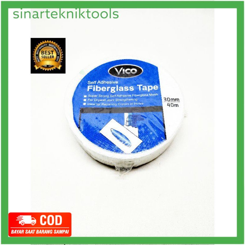 Jual Lakban gypsum plus lem/kasa lem gypsum/fiber glass tape/gypsum/grc ...