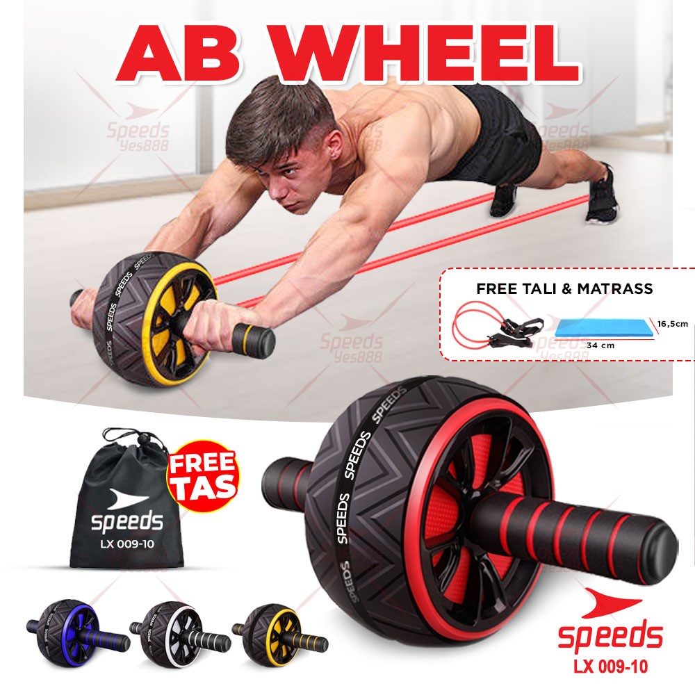 Jual SPEEDS AB WHEEL - AB Roller Alat Push Up Wheel Roda Besar Fitness ...