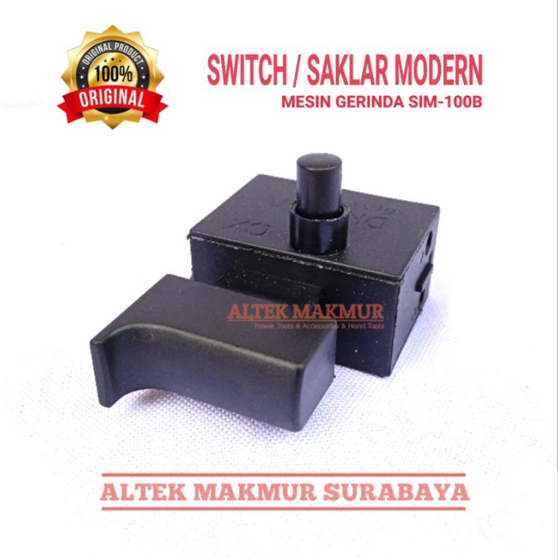 Jual Switch Gerinda SIM-100 / Saklar Mesin Grenda Modern SIM100 ...