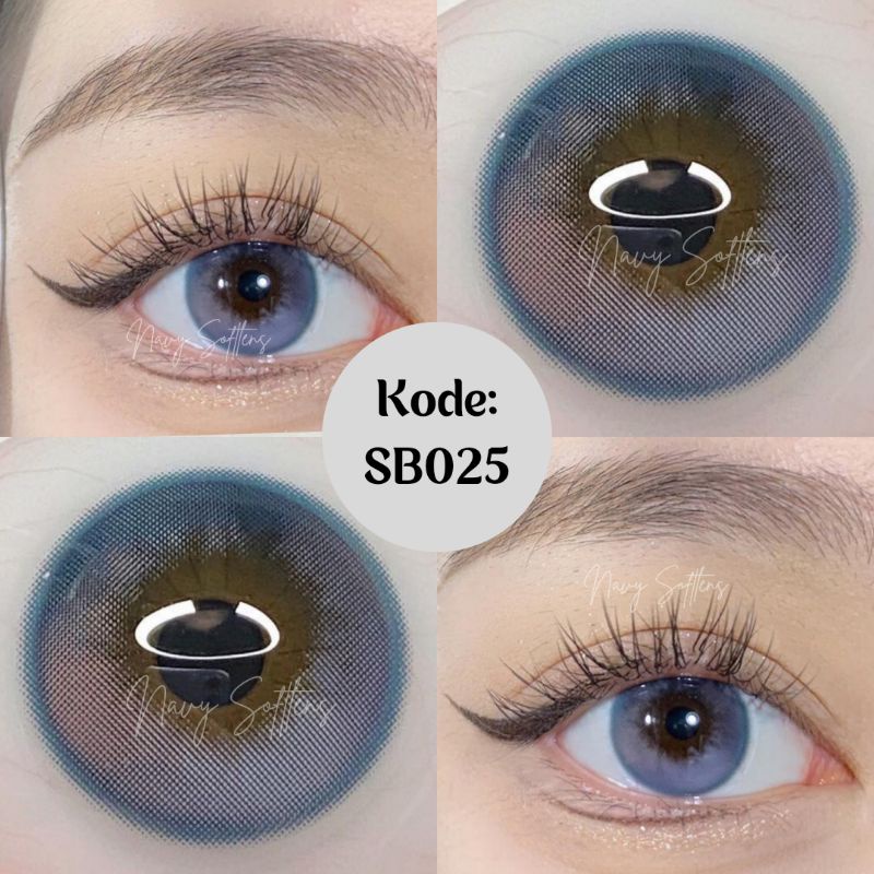 Jual [ Free Case + Air 60ml ] SB025 | Softlens Biru | Softlens Barbie ...