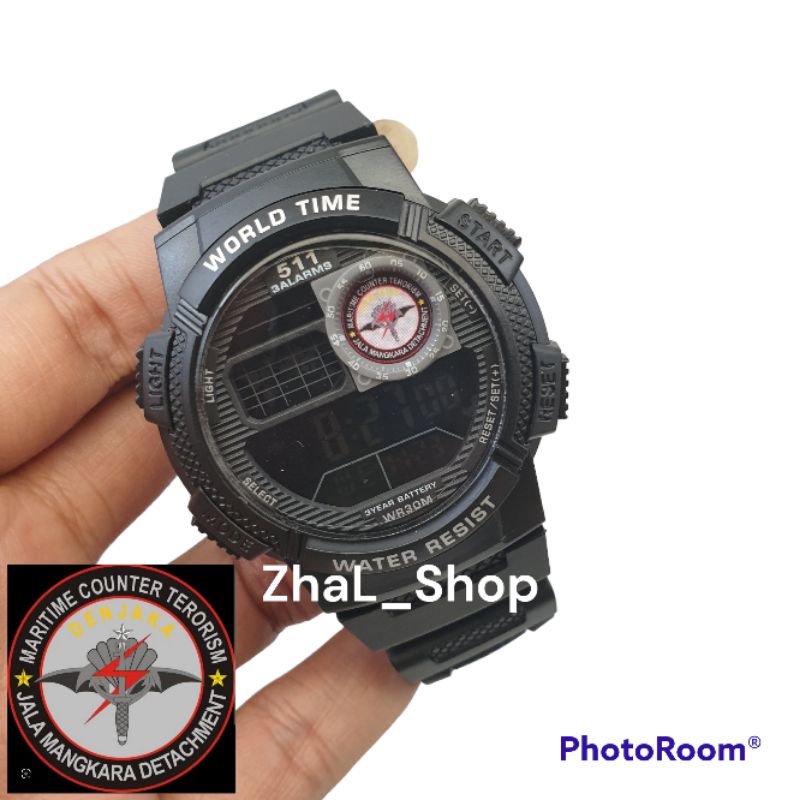 Jual JAM TANGAN DIGITAL LOGO DENJAKA TNI AL AE1000 WATER RESISTAN TAHAN ...