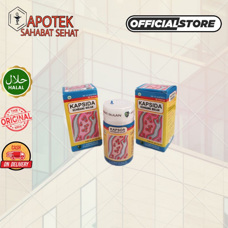 Jual KAPSIDA | KAPSUL BERSIH DARAH Isi 12 Kapsul @350mg | Shopee Indonesia
