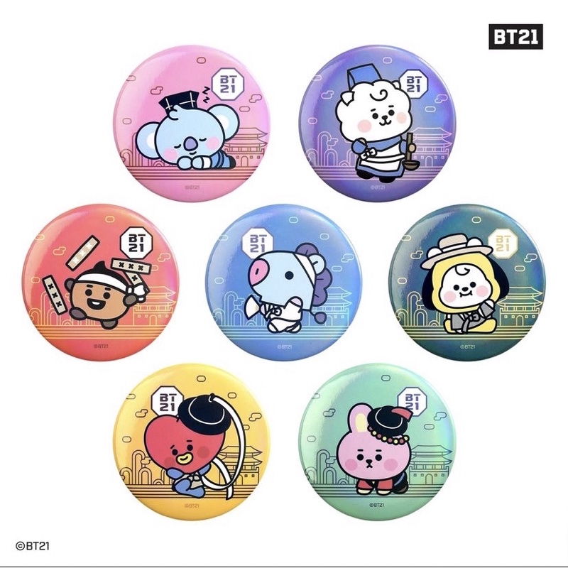 Jual BT21 Can badge hanbok edition | Shopee Indonesia