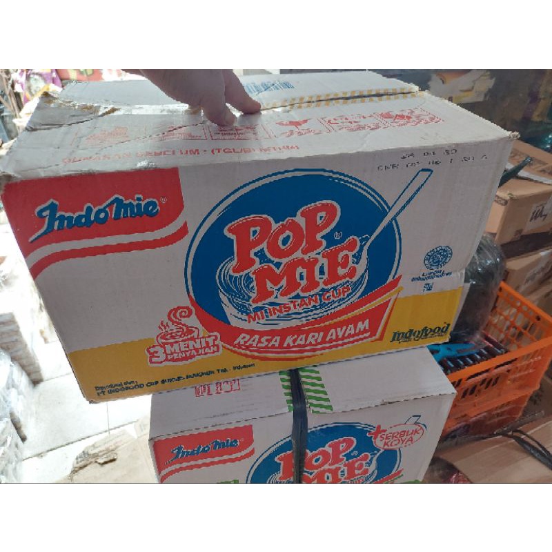 Jual Pop Mie KARI AYAM 1 DUS ISI 24 PCS | Shopee Indonesia